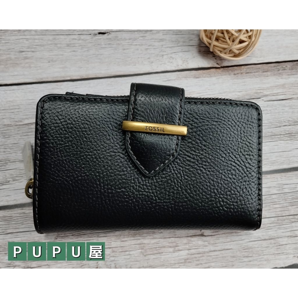 *PUPU屋* Fossil Bryce 真皮造型扣帶短夾 SWL2863001 SWL2863210全新 現貨 | 蝦皮購物