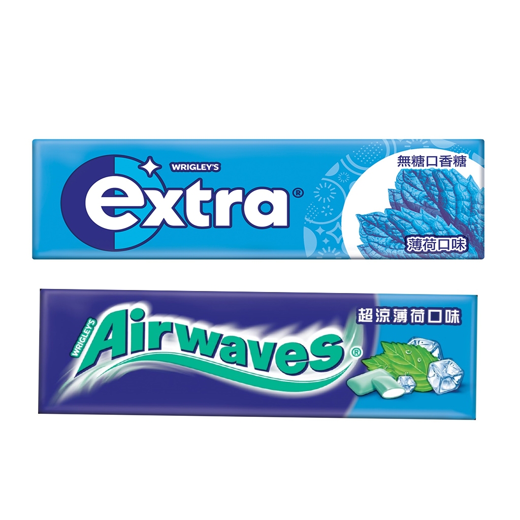 [台灣出貨]Airwaves Extra 條裝口香糖 20入 (14g/入) 超涼薄荷 無糖薄荷 提神 口氣清新 | 蝦皮購物