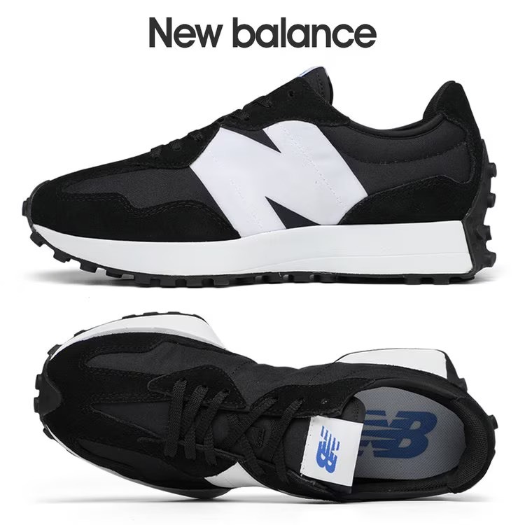 安德特 批發團購 New Balance 327 NB327 復古 慢跑鞋 老爹鞋 黑 黑白 大N MS327CPG | 蝦皮購物