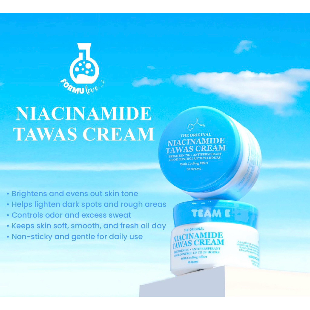 Niacinamide Tawas Cream 50g | 蝦皮購物