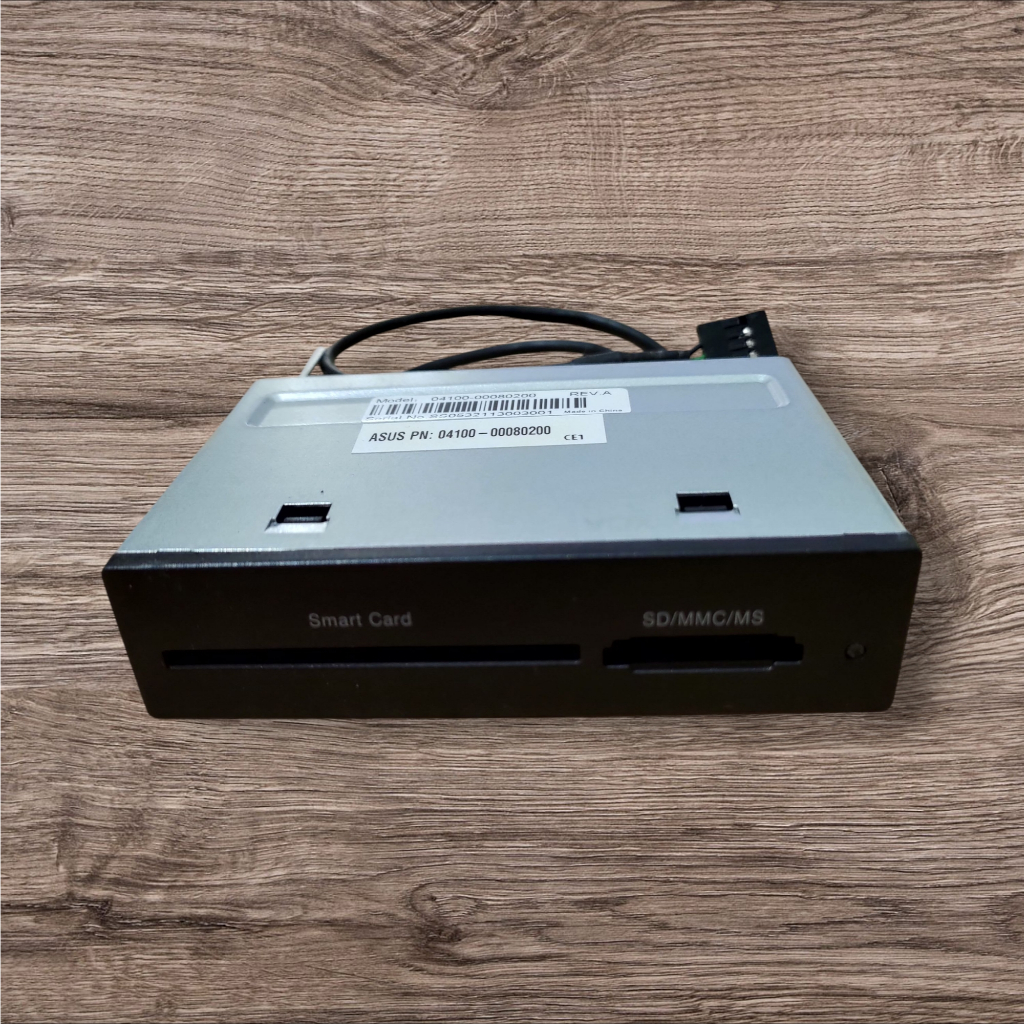 【拆機新品】內接式『主機板)』晶片讀卡機 Smart Card SD MMC MS ATM讀卡機ASUS 桌機 拆機部品 | 蝦皮購物