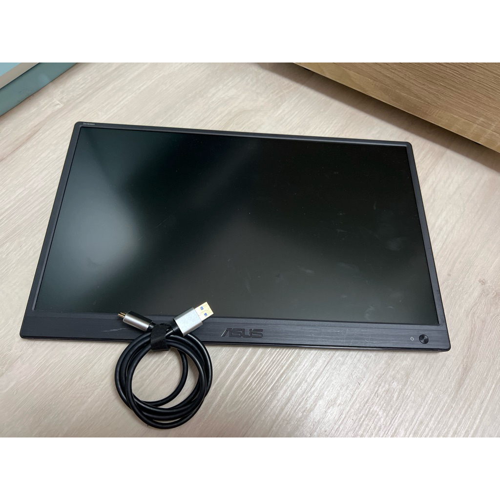 [二手] ASUS ZenScreen MB165B 可攜式螢幕USB連線投影（無原廠折疊板支架） | 蝦皮購物