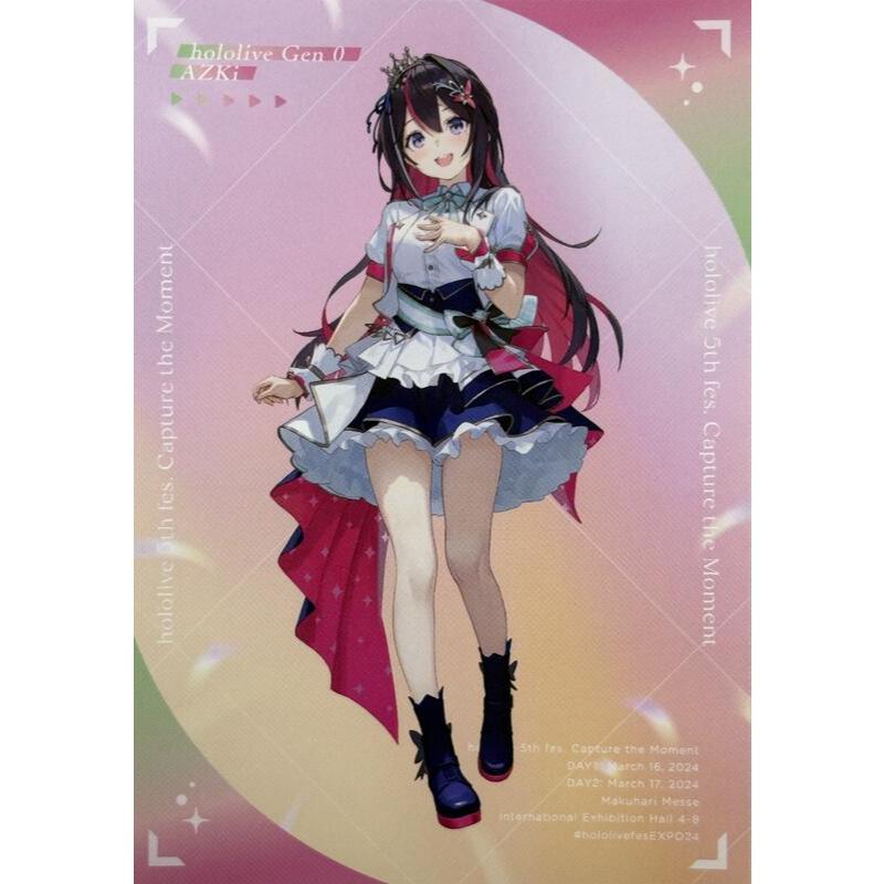 [ALG] 現貨 Hololive 5th fes. Blu-ray 寫真卡 AZKi | 蝦皮購物