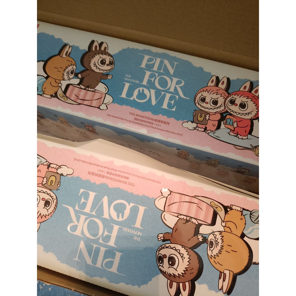 【正品】原盒購入 Labubu 4.0 Pin For Love V4(N-Z) The Monste | 蝦皮購物