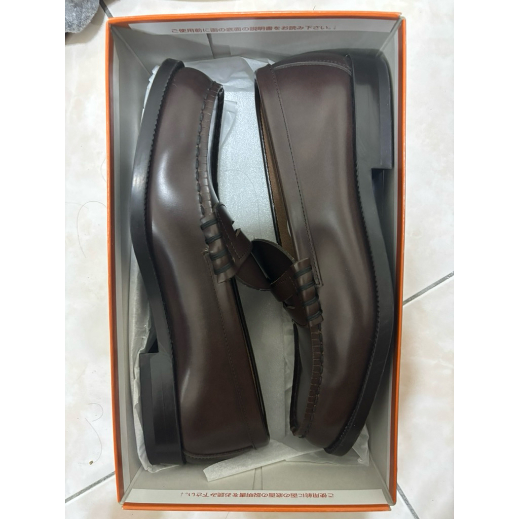 haruta 樂福鞋906 brown 九成新 | 蝦皮購物