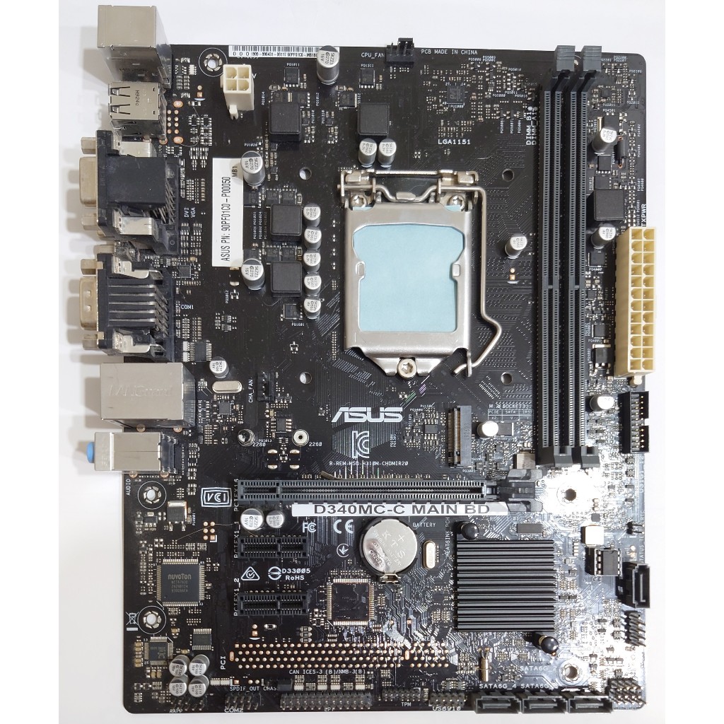 華碩 ASUS 桌機 D340MC D540MA 主機板 (Intel 1151 八代/九代) M.2 內建Win序號 | 蝦皮購物