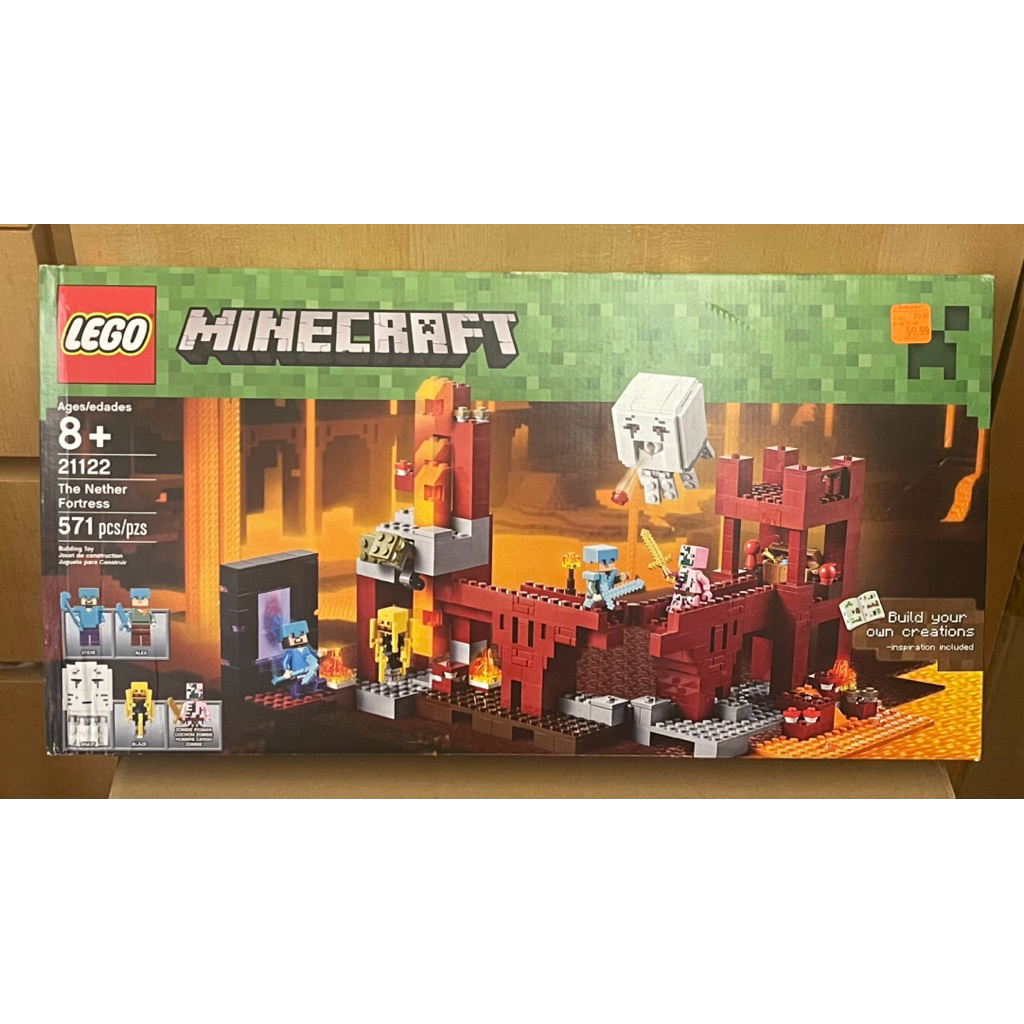 【絕版品】LEGO 21122 The Nether Fortress 樂高 全新未拆封 Minecraft 系列 | 蝦皮購物