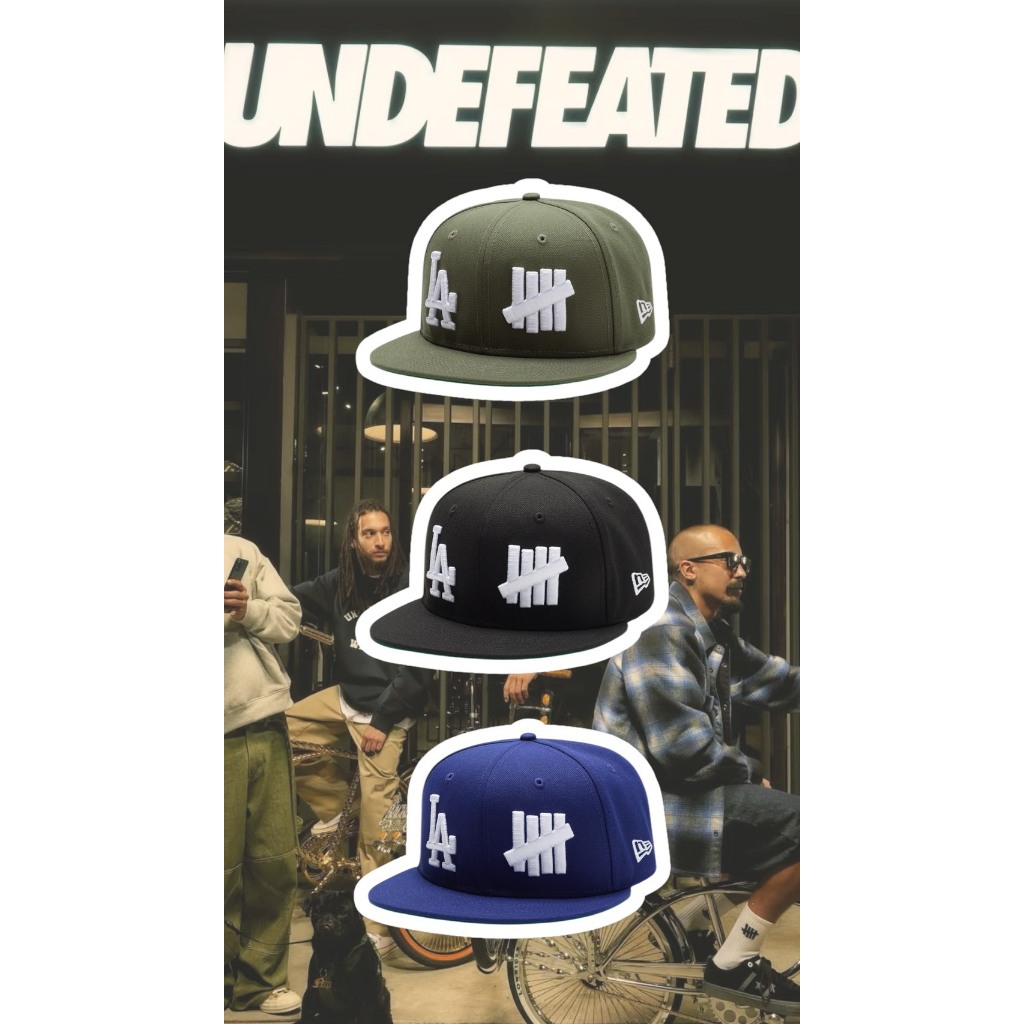 UNDEFEATED X NEW ERA X DODGERS LOGOS FITTED 全封帽 | 蝦皮購物