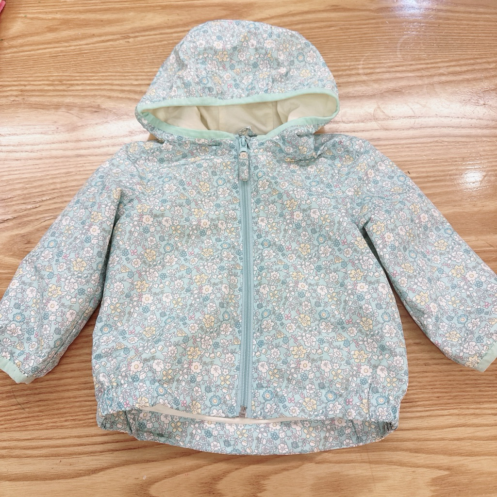 保留中--net碎花雙層風衣外套2y/90cm | 蝦皮購物