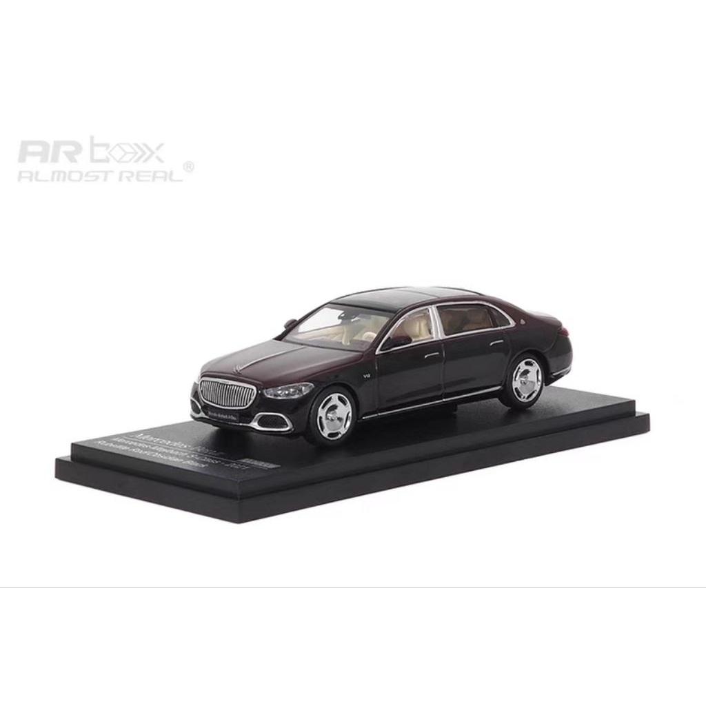 1/64 AR Box Almost Real Mercedes-Maybach S680 黑/酒紅 麥巴赫 W223 | 蝦皮購物