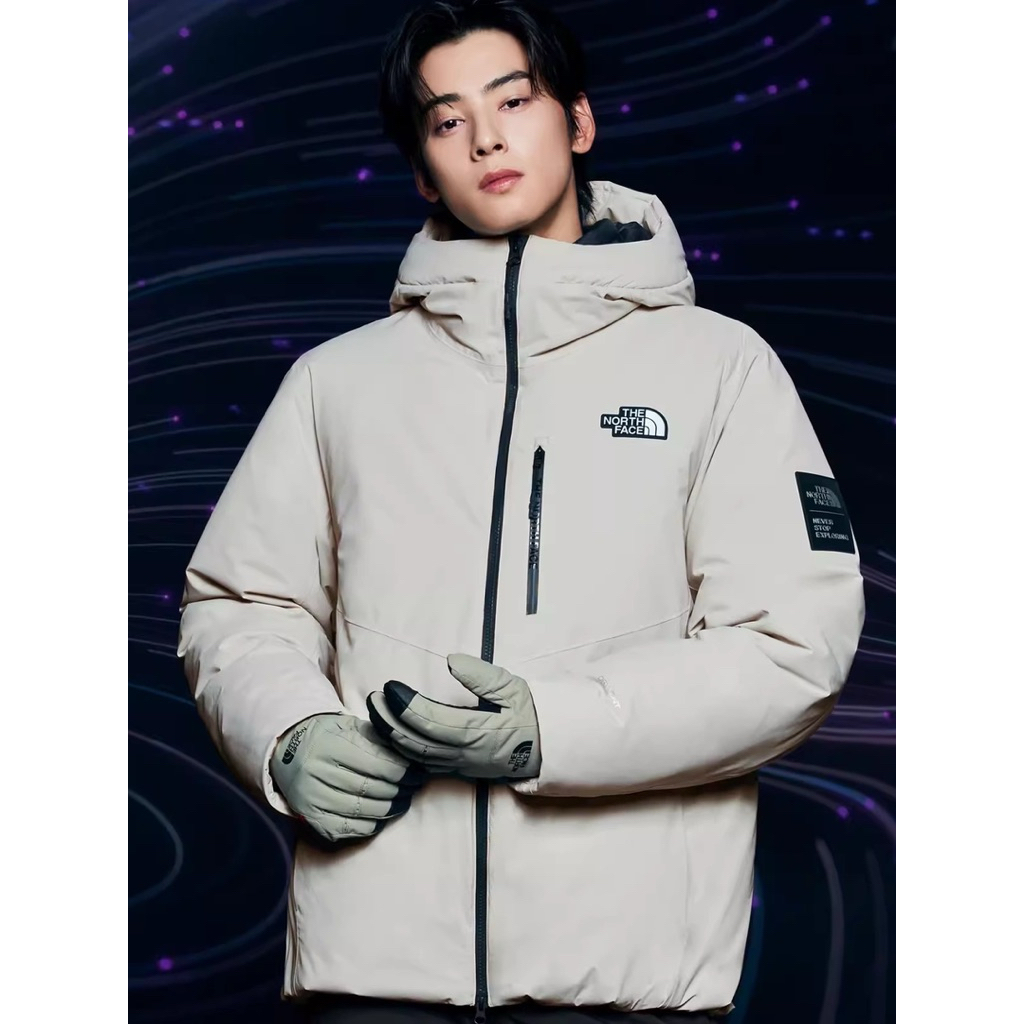 （實拍）The North Face TNF 車銀優ASPEN TECH HEAT JACKET 厚羽絨連帽防風外套 | 蝦皮購物