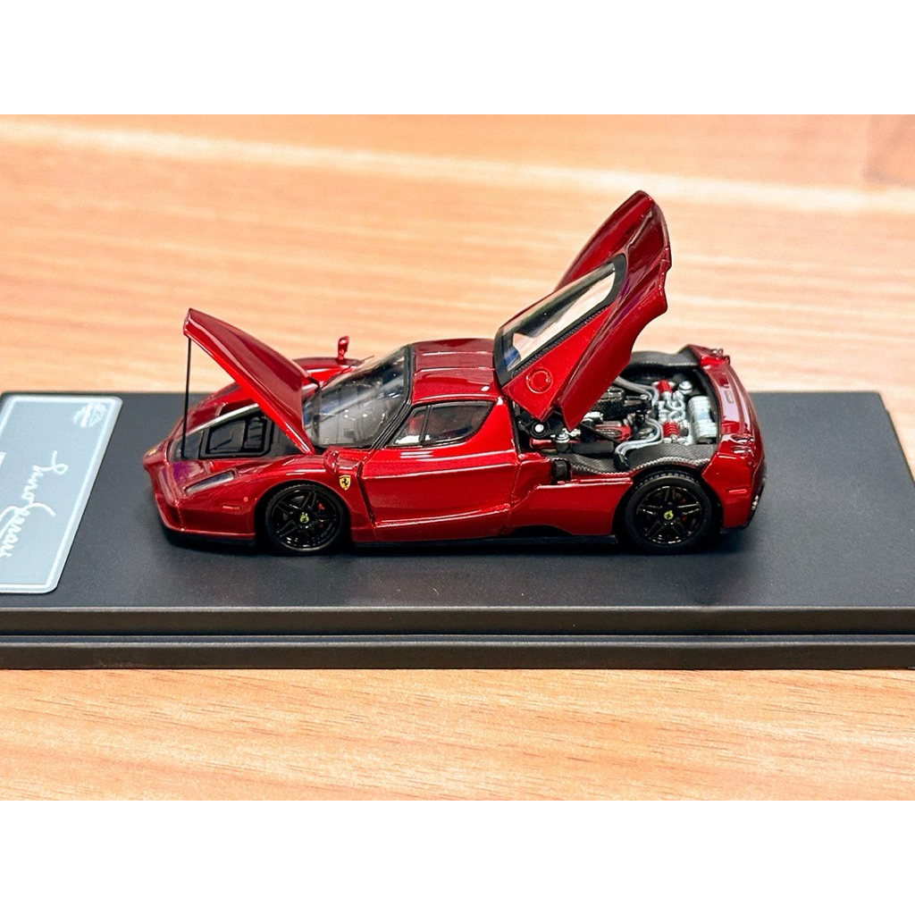 【現貨】king model 1/64 Ferrari ENZO 金屬紅 可掀蓋模型車 不含人物 | 蝦皮購物