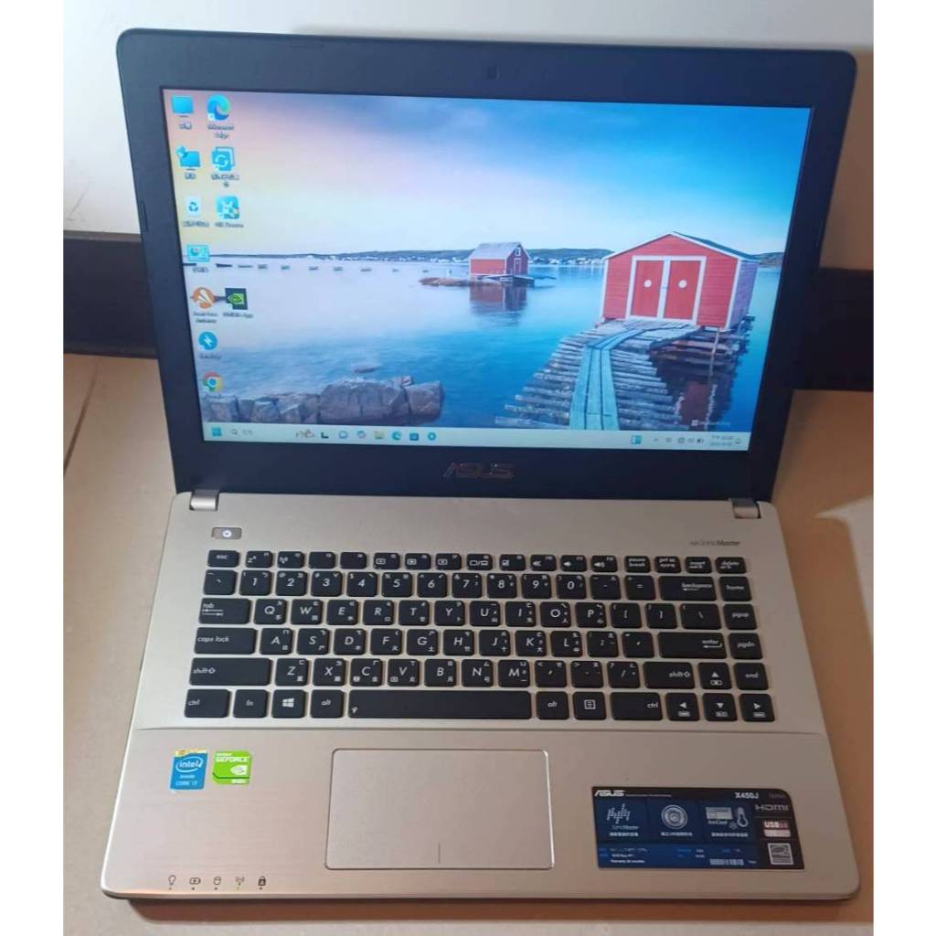[爸比嚴選]ASUS X450JB-14吋、i7-4代、12GB ram、500G ssd、A+顏值、GTX940M獨顯 | 蝦皮購物