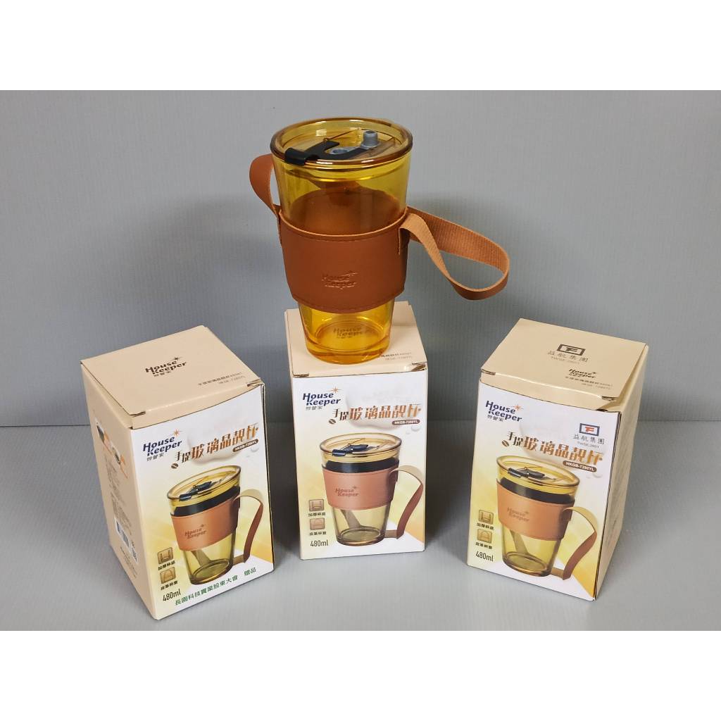 【178市集】【2025】【益航/長園科】【House keeper 妙管家 手提玻璃晶靚杯】【480ml】【外盒隨機】 | 蝦皮購物
