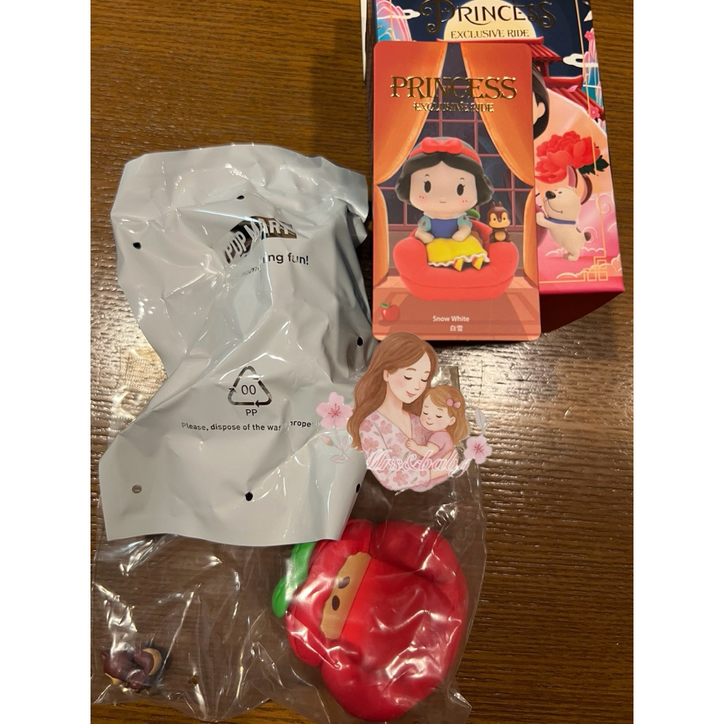 Mrs&baby-POPMARK迪士尼公主專屬座駕系列白雪公主款（全新已知道角色） | 蝦皮購物