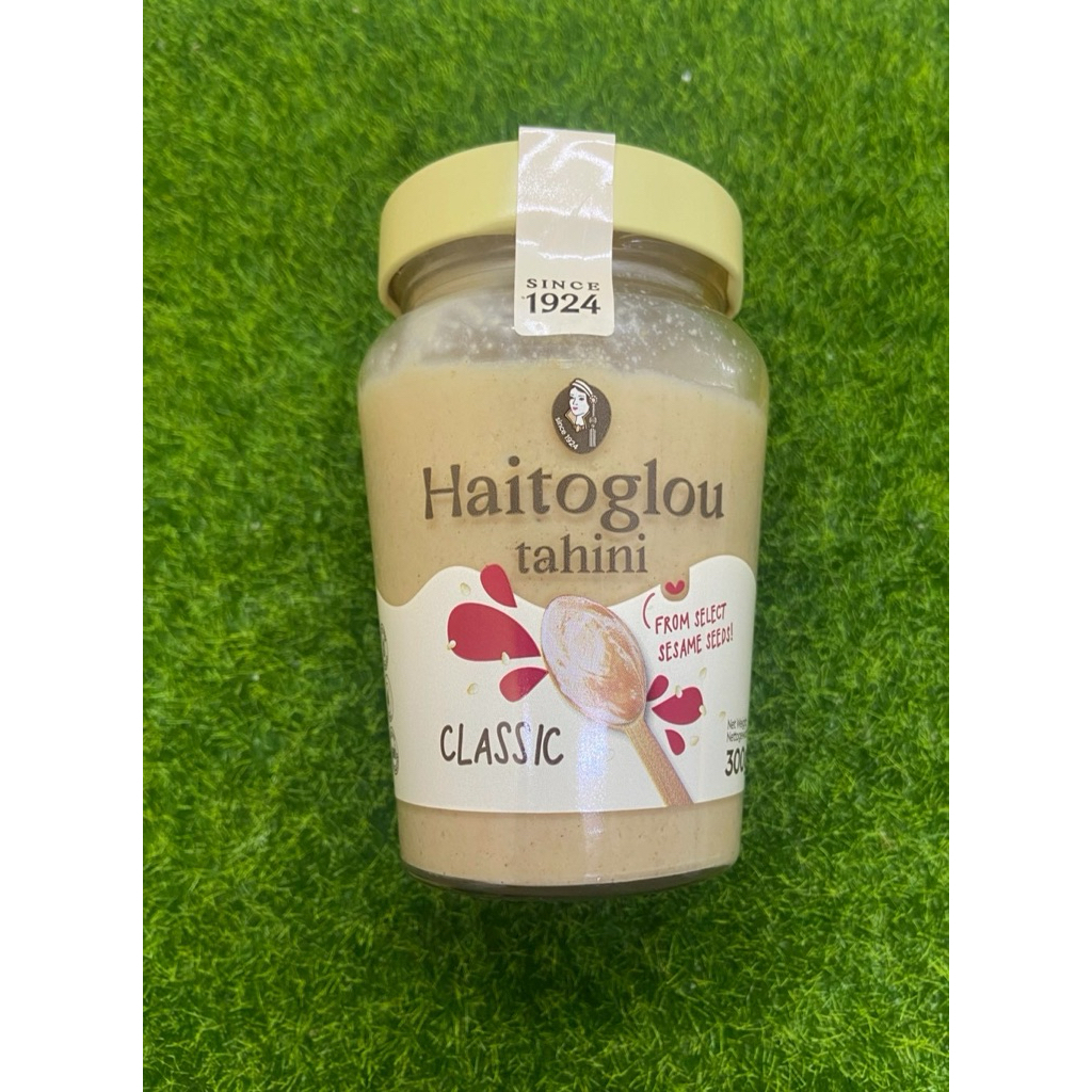 【捲髮阿嬤的柑仔店】＃Haitoglou＃雅典細滑純芝麻醬 300g/罐 | 蝦皮購物
