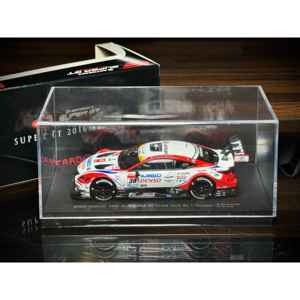 《稀有現貨》 Ebbro 1/43 Lexus RC F GT500 2016 Rd.2 Fuji Denso | 蝦皮購物