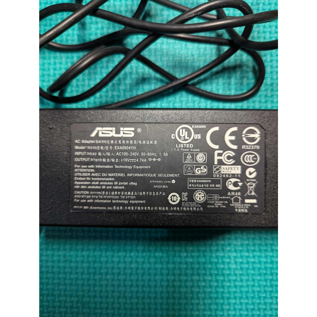 華碩EXA0904YH ADP-90CD DB 19V4.74A變壓器 筆記型電腦 電源適配器 充電器 線(二手) | 蝦皮購物