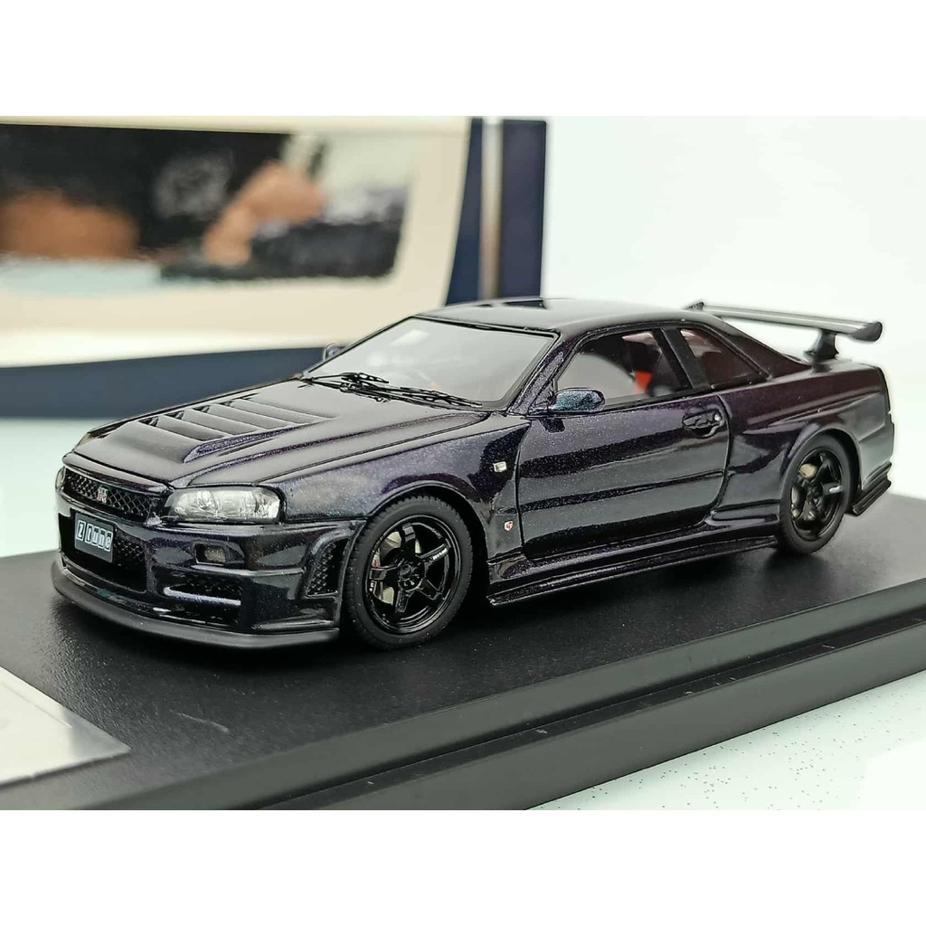 Mark43 1:43 (1/43) Nissan R34 GT-R Z Tune Nismo 日產 GTR 模型車 | 蝦皮購物