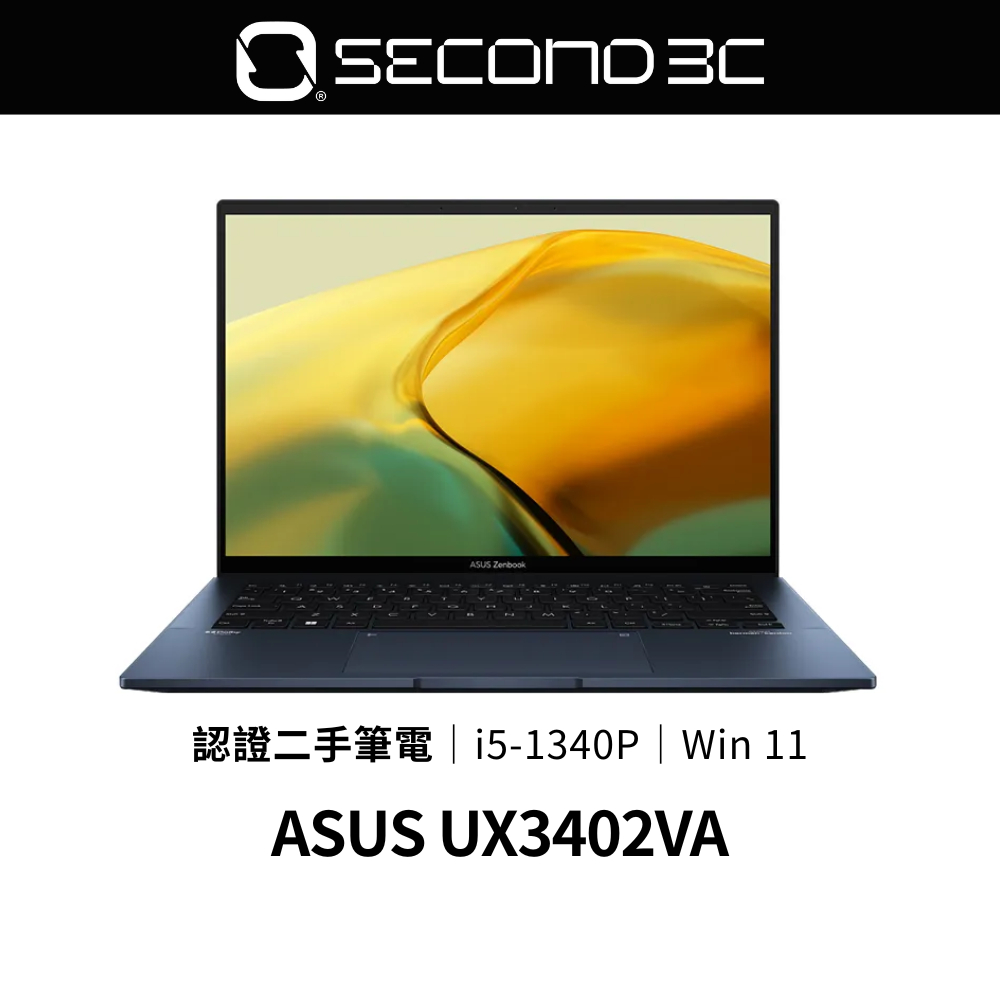 【Second 3C】ASUS UX3402VA 14吋 2.8K i5-1340P 16G 512G 藍 認證二手筆電 | 蝦皮購物