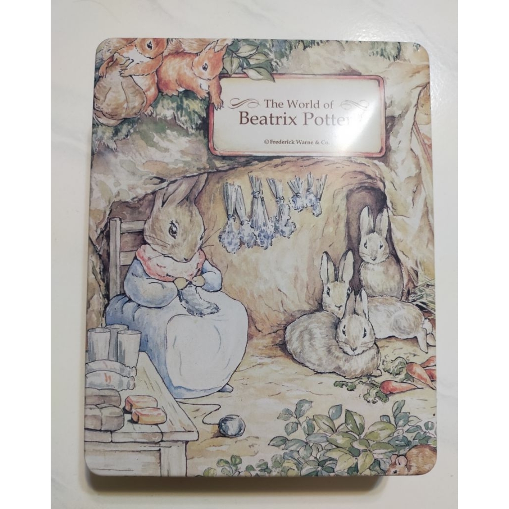 限量：精緻實用空餅乾盒 The World of Beatrix Potter（ Petter兔子） | 蝦皮購物