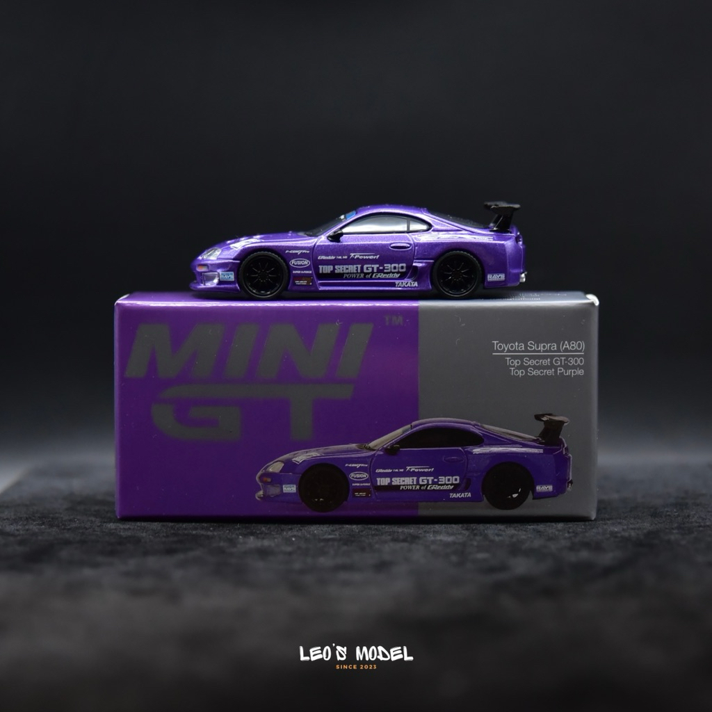 【台南現貨】MINI GT 1067 Toyota Supra Top Secret GT300 正版授權合金模型車 | 蝦皮購物
