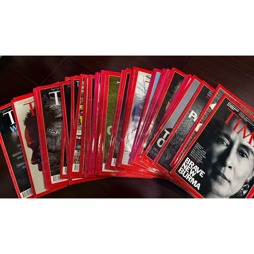近全新 Time 雜誌 Time Magazine 2012年 可選期數 適合英語加強 閱讀寫作練習 | 蝦皮購物