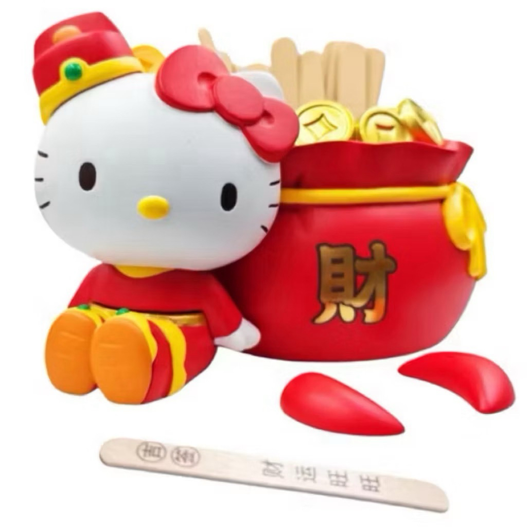 711-Hello kitty 旺來軟糖招財筆筒（不含糖果及禮盒） | 蝦皮購物