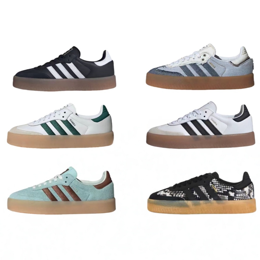 ADIDAS SAMBAE 黑白 女鞋 JI1349 黑色 膠底 JI1350 藍白JQ6046 淺綠色 JH8835 | 蝦皮購物