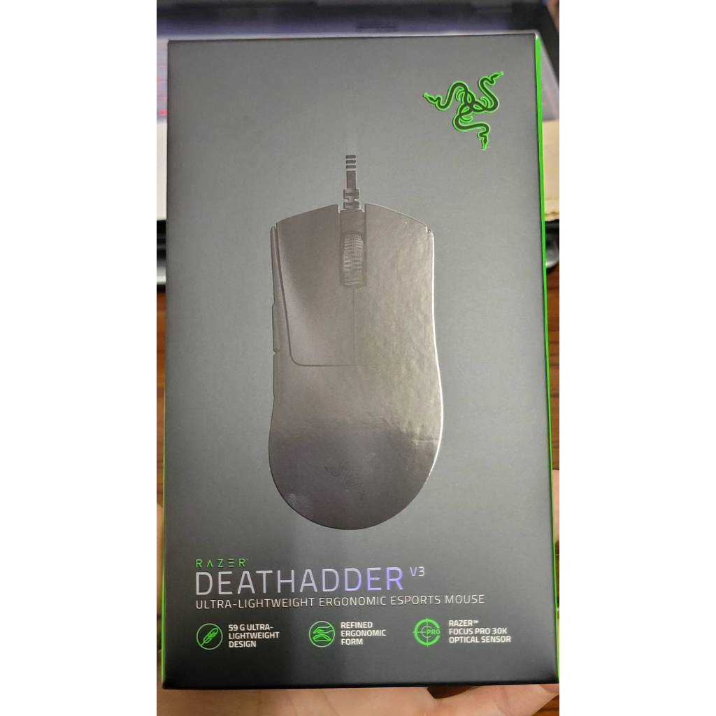 【全新未拆｜原廠換新RMA】Razer DeathAdder V3 有線版 | 蝦皮購物