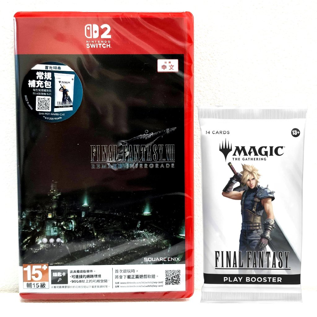 任天堂 Switch2 NS2 太空戰士7 重製版 FINAL FANTASY VII REMAKE INTERGRAD | 蝦皮購物