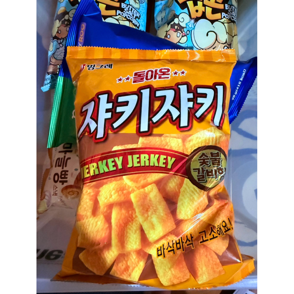 Binggrae Sharky Jarky (빙그레샤키쟈키) 炭烤排骨風味 | 蝦皮購物