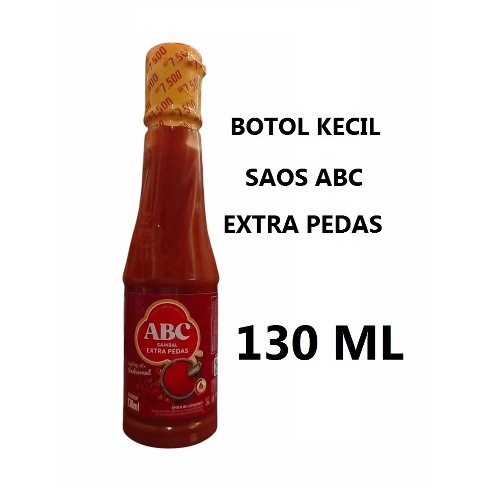 Saos Sambal Extra Pedas ABC Botol Besar 130ML | 蝦皮購物