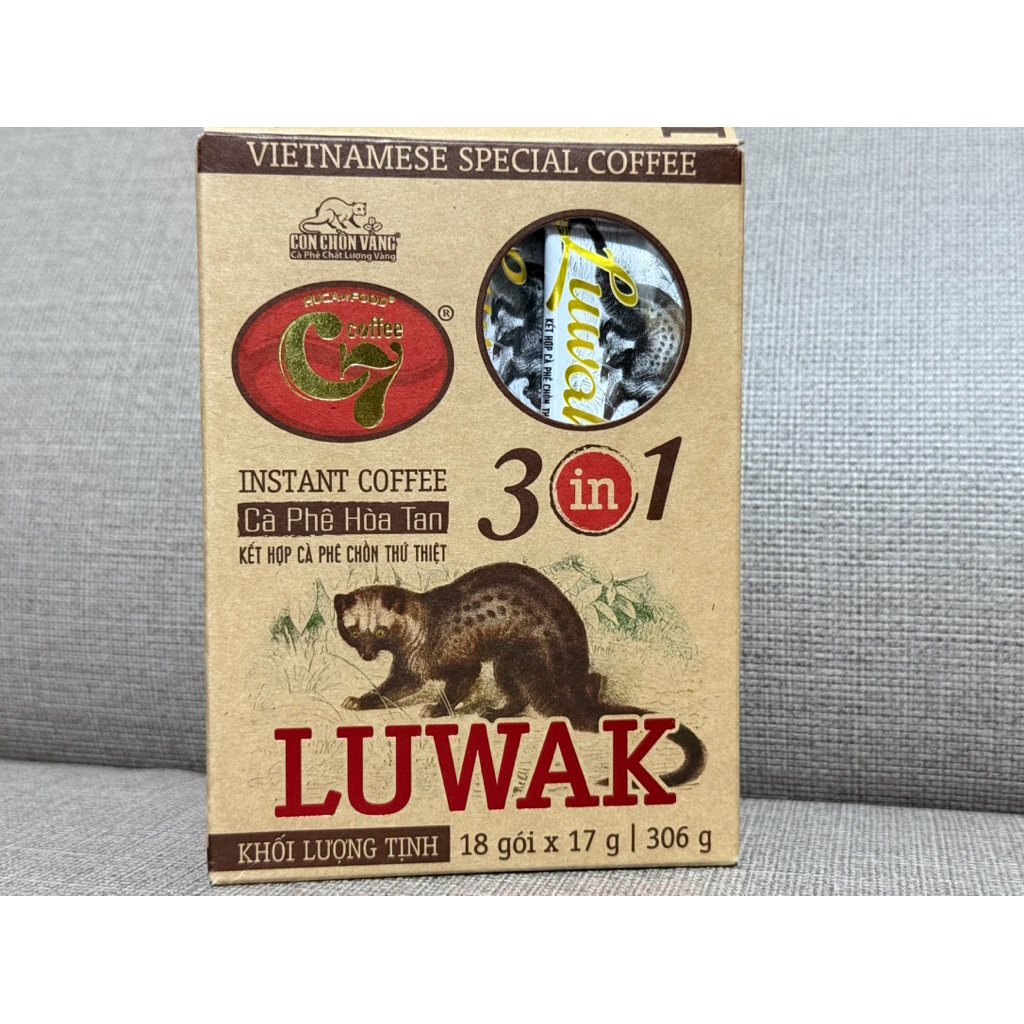 全新現貨 越南 C7 麝香貓咖啡/三合一咖啡/Luwak coffee | 蝦皮購物