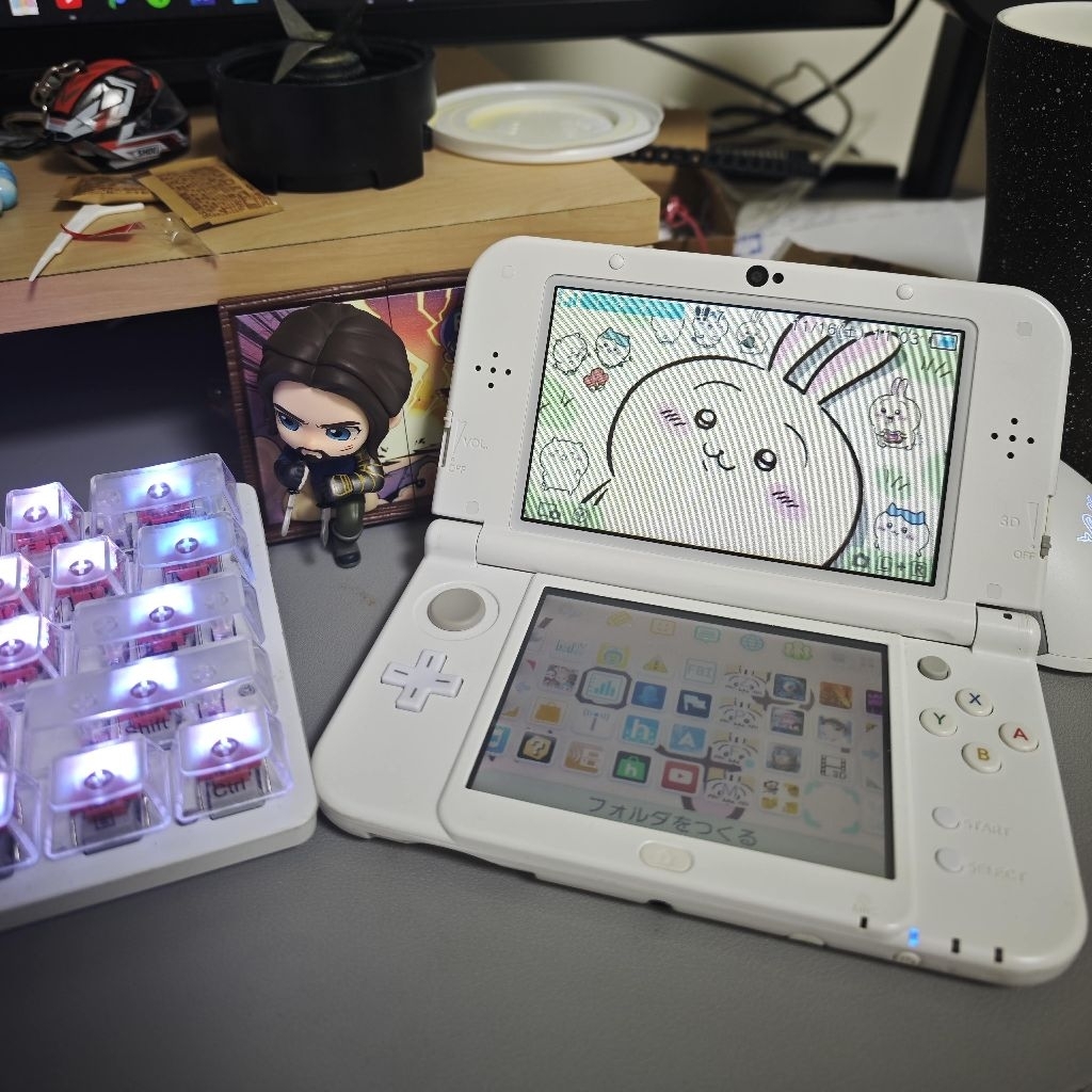 [稀有]僅剩一台！！「24h極速出貨」NEW 3DS LL 白色已改機 128g 內建遊戲 裸眼3D 小紅書爆火CCD | 蝦皮購物
