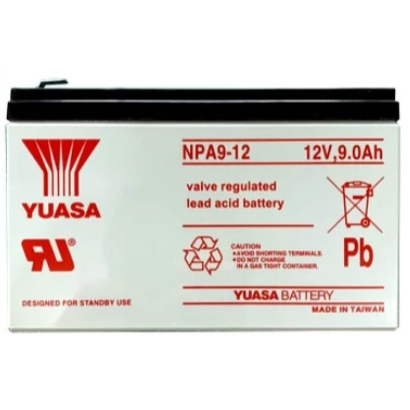 台灣製YUASA 湯淺NPA9-12 不斷電系統UPS電池 / 捲門UPS / 電梯UPS 高功率/高效能深循環電池 | 蝦皮購物