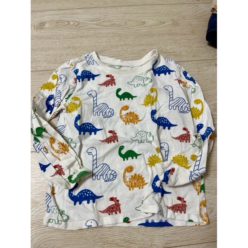 二手 Uniqlo Muji Net lative 長袖上衣 100 110 5T 5y 4T 4y | 蝦皮購物