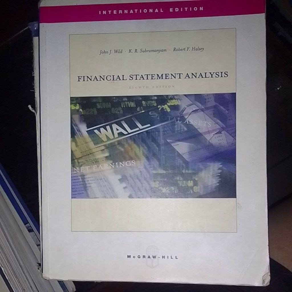 《教材》John J Wild Financial Statement Analysis8th 版本 | 蝦皮購物