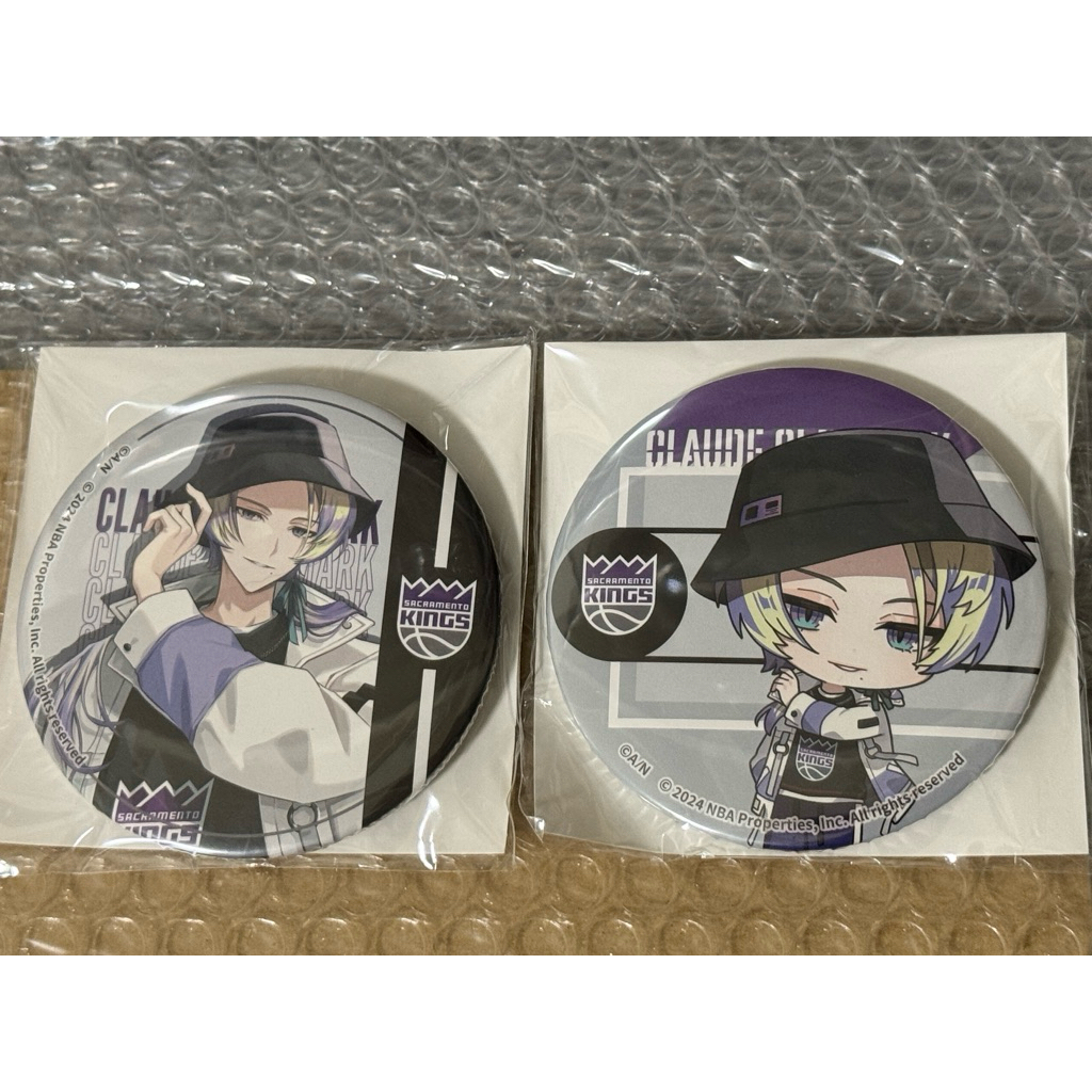 【在台】Claude Clawmark 徽章 別針 NBA × NIJISANJI EN Western | 蝦皮購物