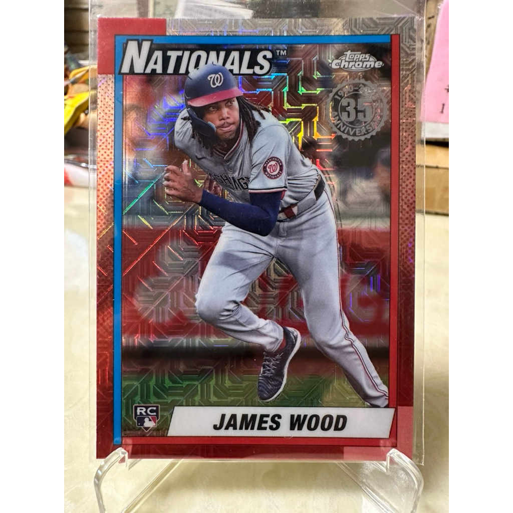 2025 Topps 1990 Anniversary James Wood Mojo (RC) | 蝦皮購物