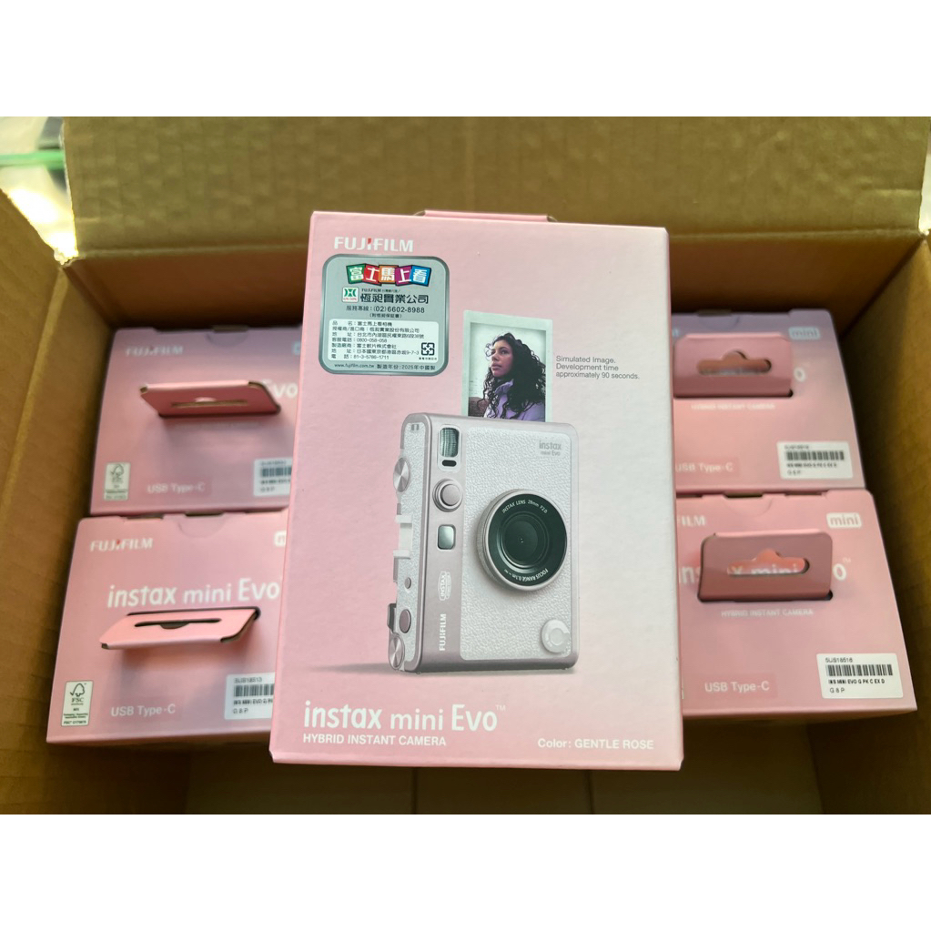 現貨！請先詢問！台灣公司貨~ FUJIFILM INSTAX MINI EVO~相機拍立~日本限定 | 蝦皮購物