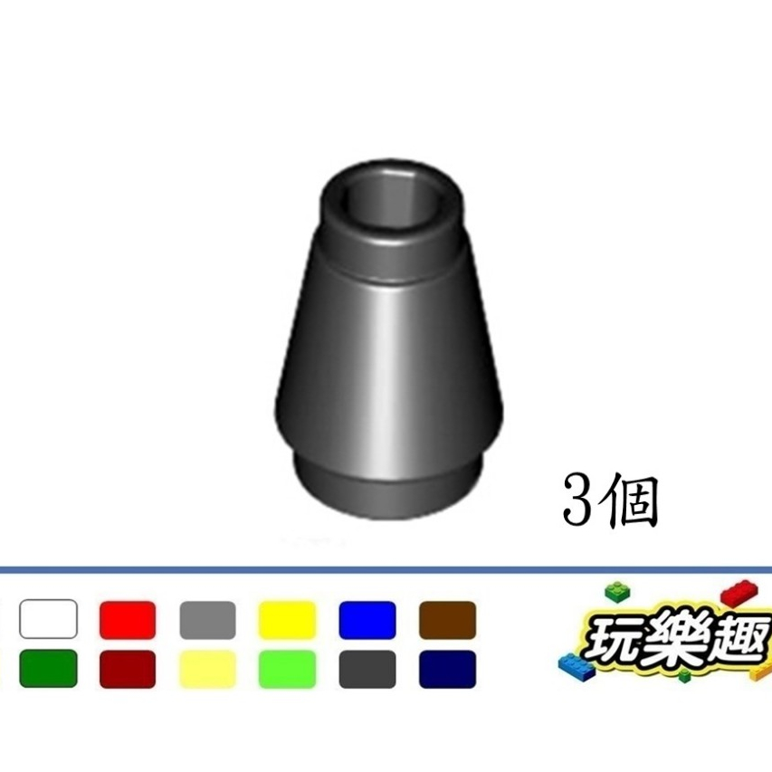 玩樂趣 LEGO樂高 4589b 59900 (3個)1 x 1 圓錐 二手零件 2E30C | 蝦皮購物