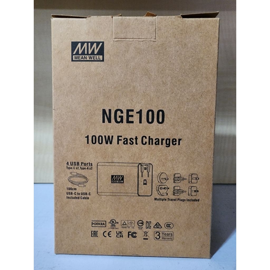 MEAN WELL 明緯 NGE100 (國際版) 含6國轉接頭 | 蝦皮購物