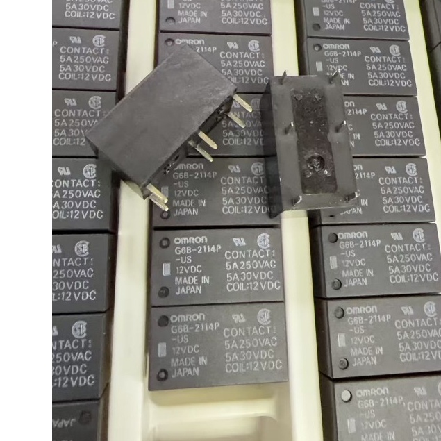 【台灣現貨】RELAY OMRON 歐姆龍日本製 繼電器 12VDC 6腳 型號G6B-2114P-US-12V | 蝦皮購物