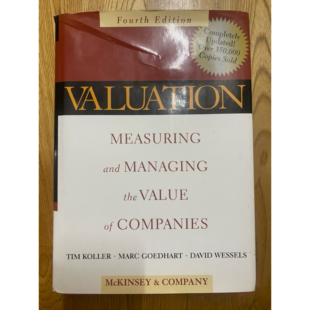 Valuation Measuring And Managing The Value Of Companies