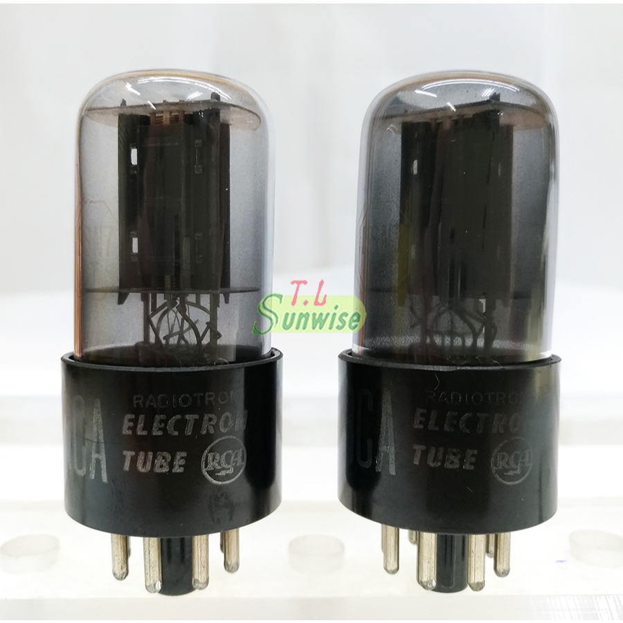 12SN7 ︽NO:6293 美國 RCA 12SN7GT 一對 (如新品) 真空管 同批號 灰管 方環 已配對 | 蝦皮購物