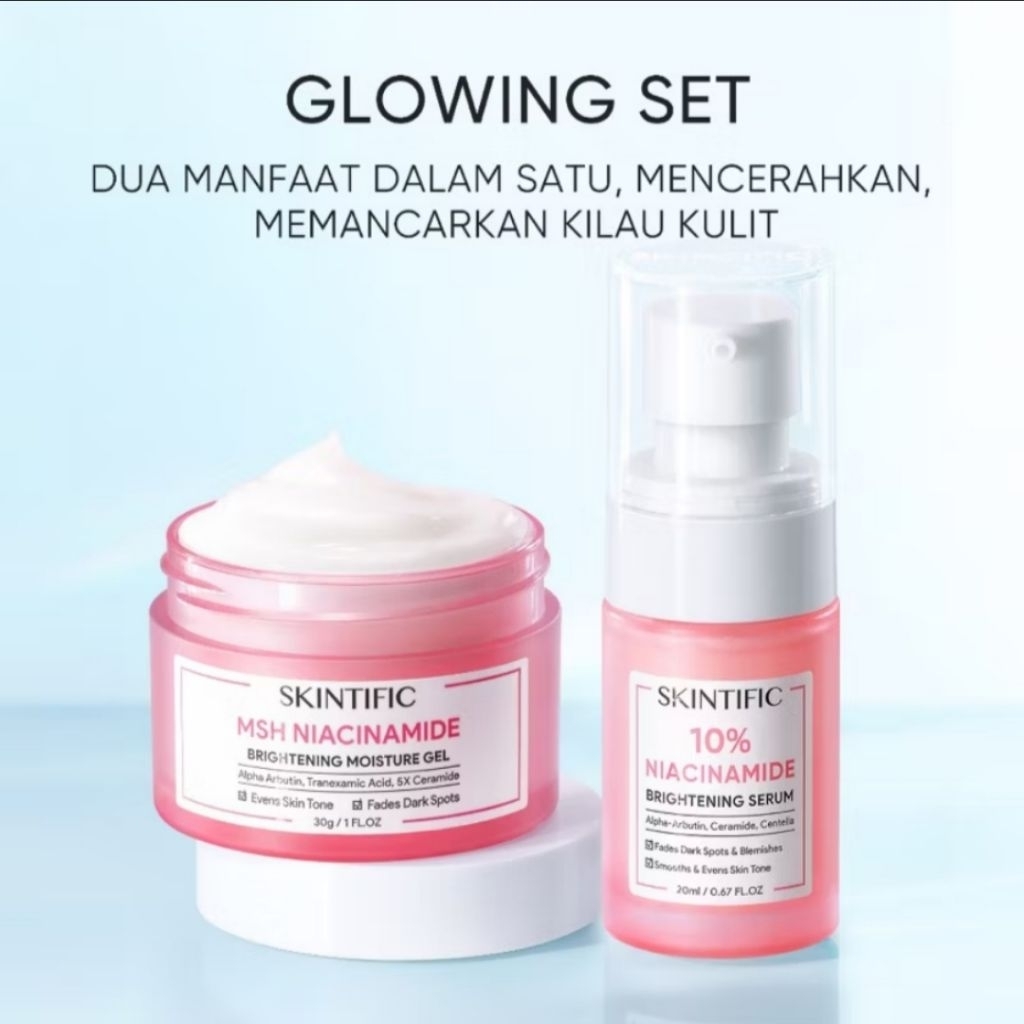 SKINTIFIC 2pcs Basic Glowing Set | 蝦皮購物