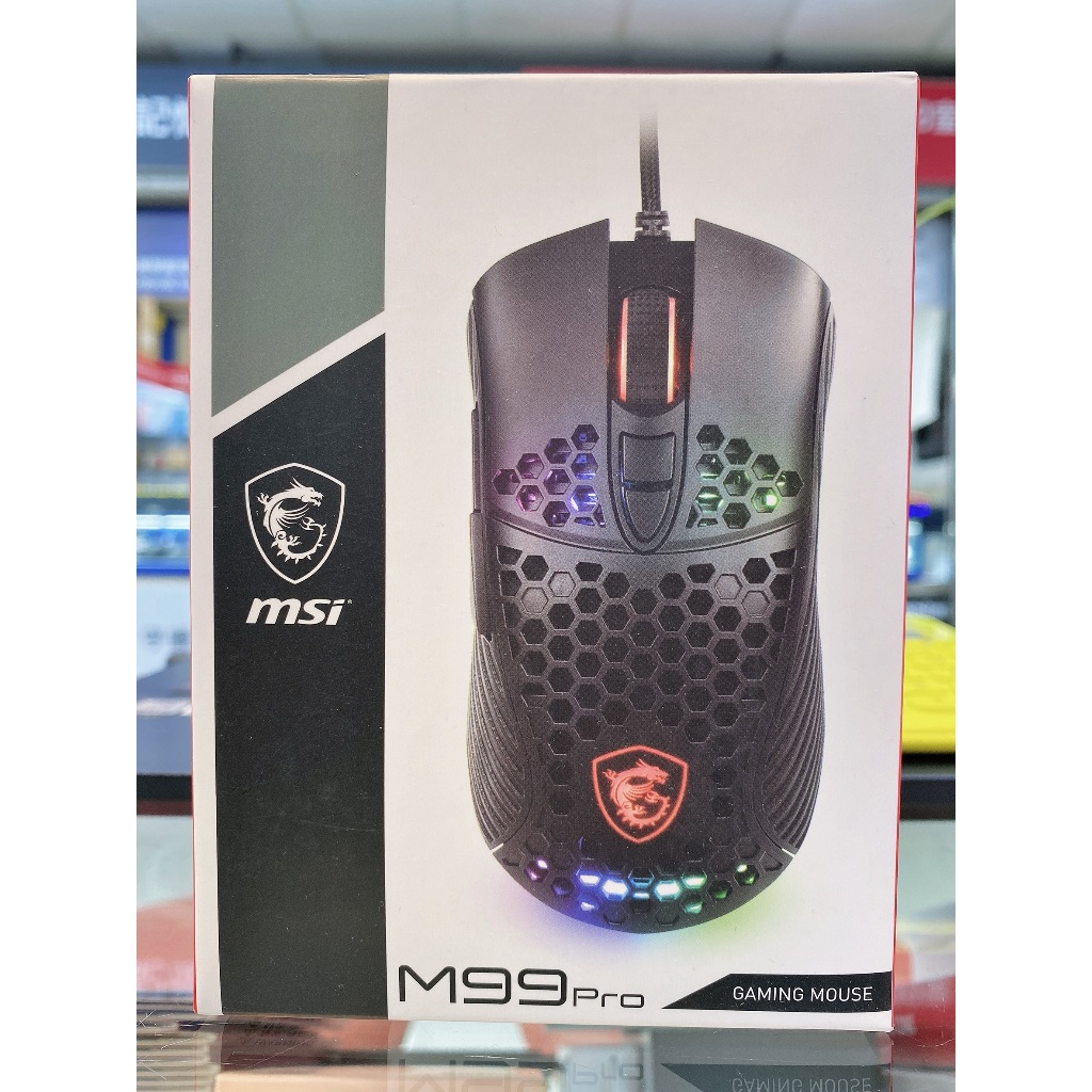 【MSI】M99 PRO RGB電競有線滑鼠 全新未拆 | 蝦皮購物