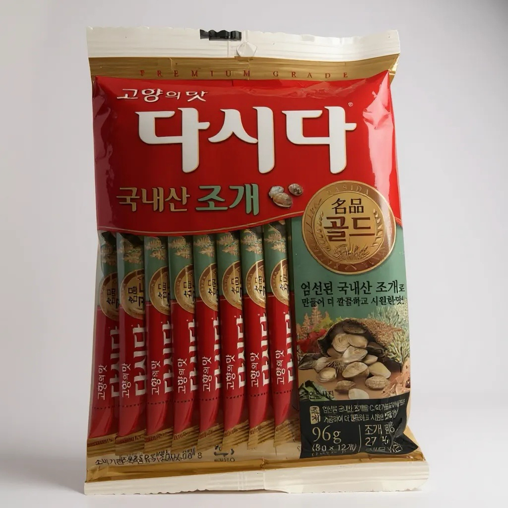 【CJ DASIDA】蛤蜊高湯粉 (Clam Soup Stock Powder) 96g (8g×12條) | 蝦皮購物