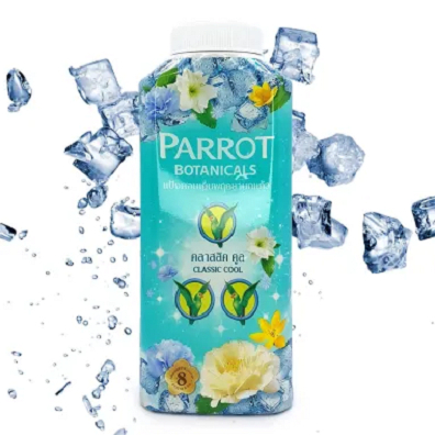 【Eileen小舖】泰國 Parrot Botanicals 經典清涼香味 抗菌清涼滑石粉 爽身粉 運動用品 香氛除臭 | 蝦皮購物